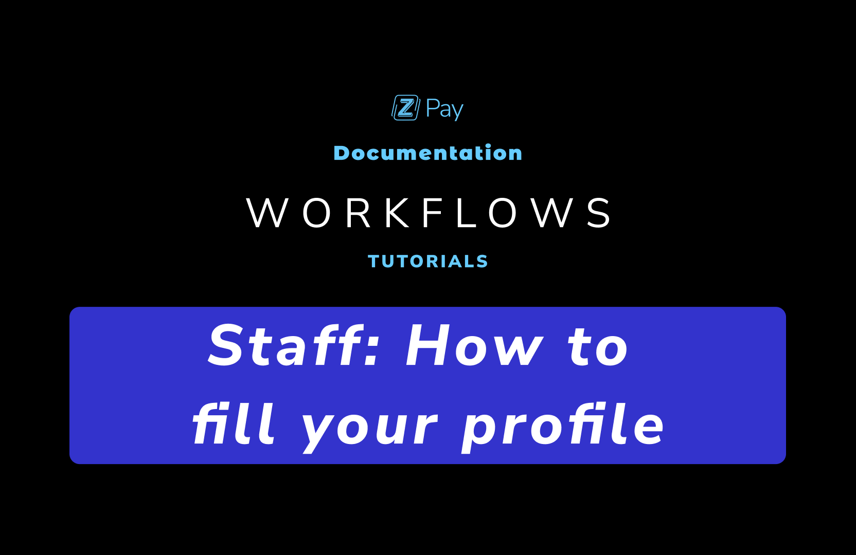Staff, Brand & Agency - How to fill your profile - zexel.io